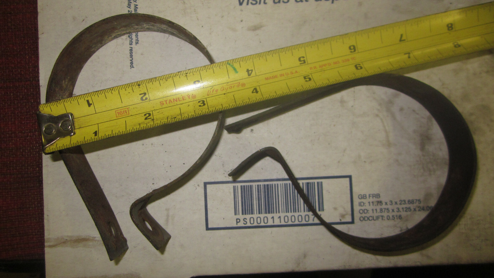 Orig A/C Receiver Dryer Drier Brackets 58 59 60 61 62 63 64 65 GM GTO ...
