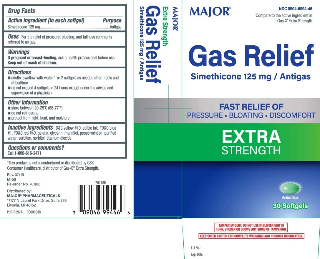 Equate Extra Strength Gas Relief Simethicone Softgels, 125, 43% OFF