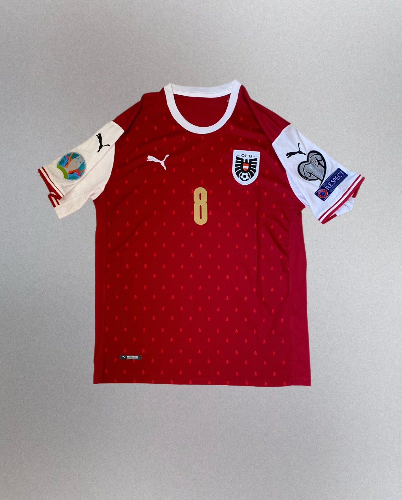 Puma Austria home football soccer jersey 2020-21 OFB Nolli player | eBay