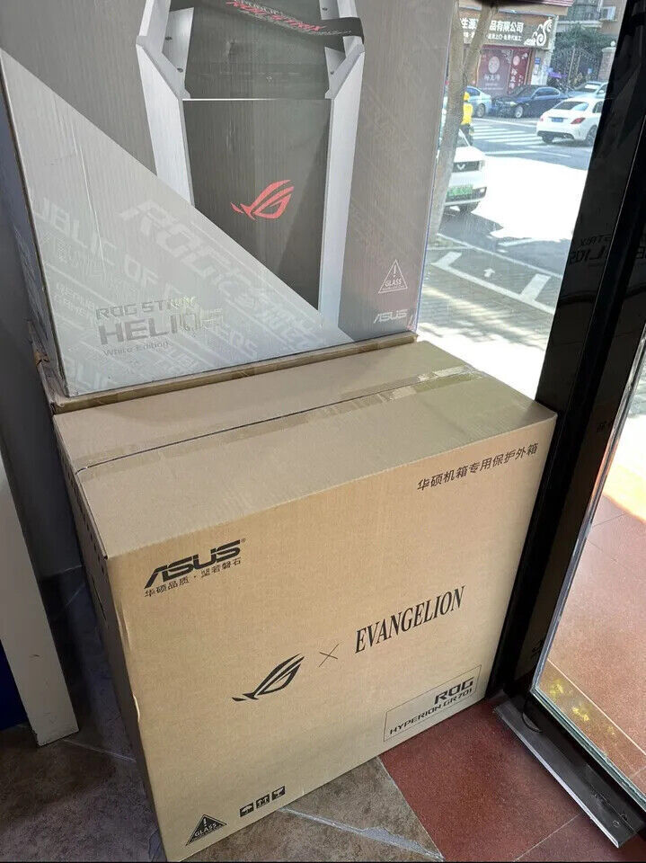 ASUS ROG Case With Z790 HERO EVR-02 MB RTX 4090 24GB EVA-02 Edition ...