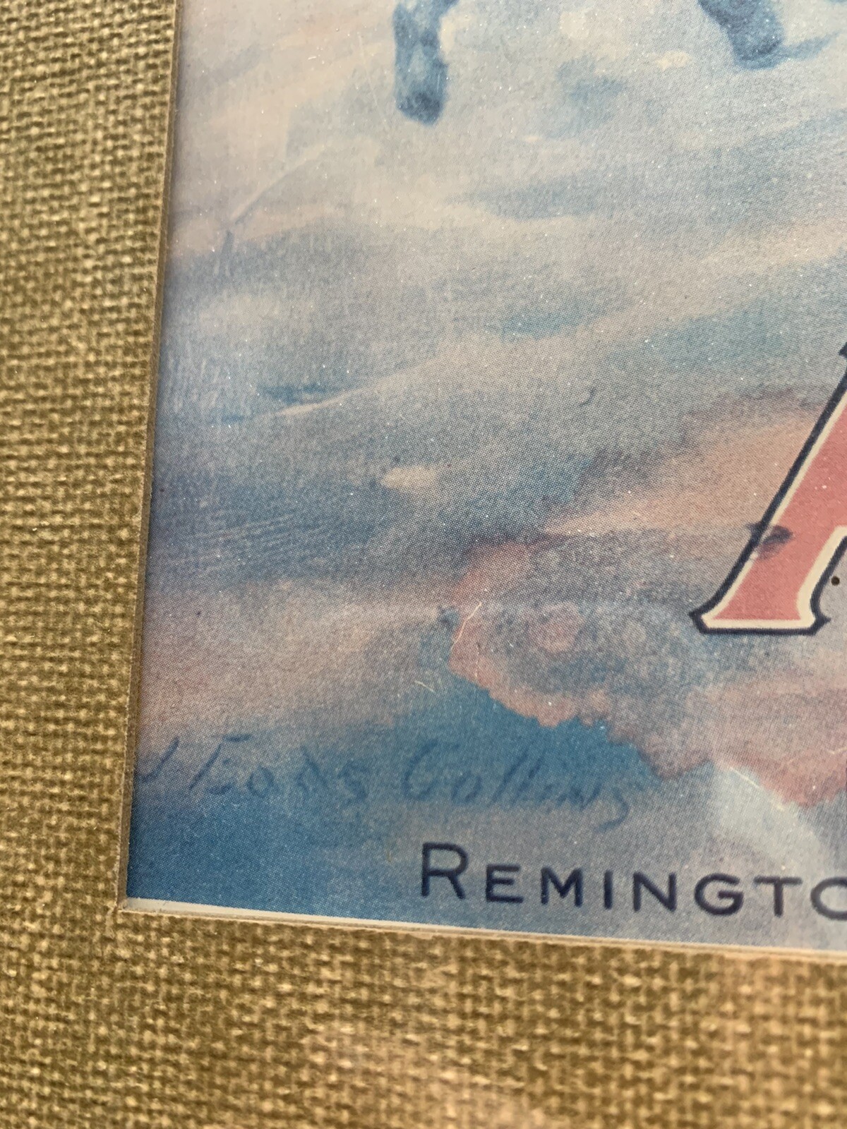 Framed Signed Vintage Remington UMC Advertising Poster | eBay