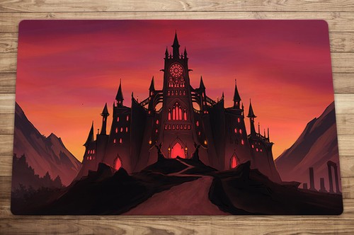 Vampire Mansion Trading Card Game MTG Playmat TCG CCG Mat Free Bag | eBay