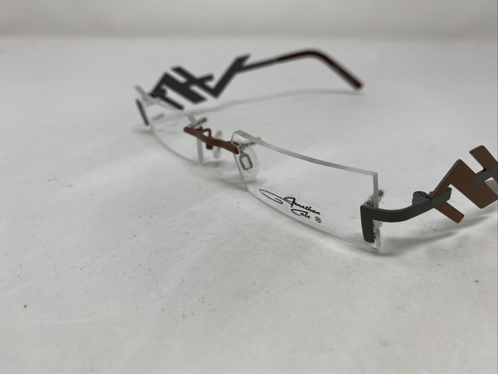 Jonathan Cate USA CornerCafe BRN/GRY 49-19-140 Brown Metal Eyeglasses ...