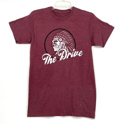 The Drive Clothing Co. T-shirt Maroon Men’s Small Skeleton Headdress | eBay