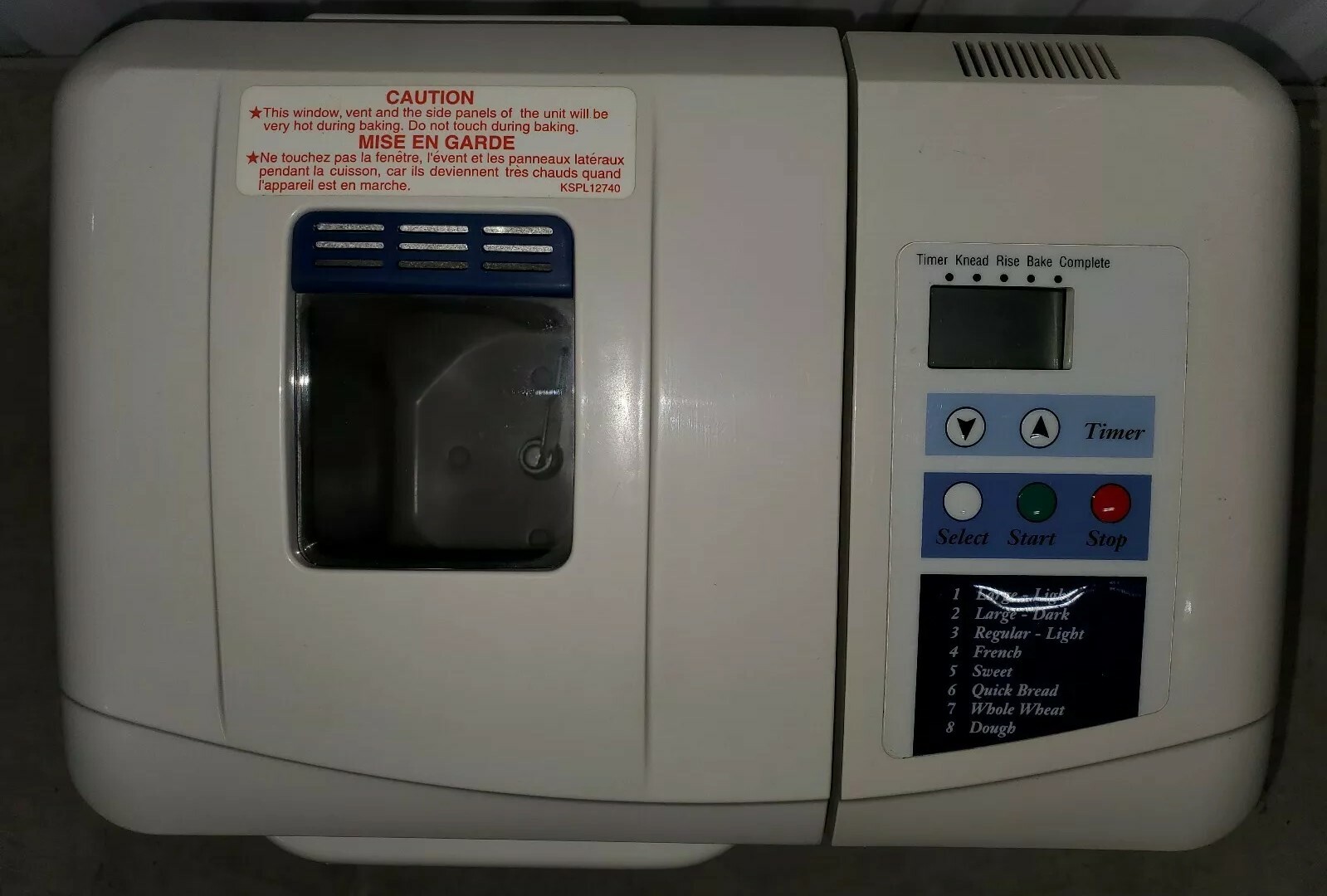 Regal Kitchen Pro Breadmaker K6743 Kitchen Appliance Auto Bread Machine ...