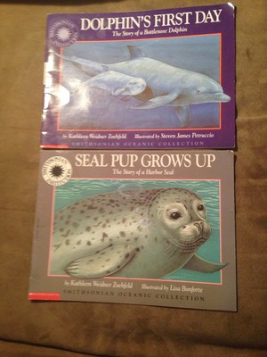 2 Smithsonian Oceanic Collection books - Dolphin, Seal | eBay