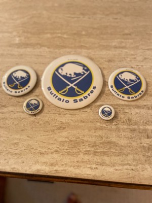 Lot of 5 Different Size 1970's Buffalo Sabres Pin Back Buttons - NHL ...