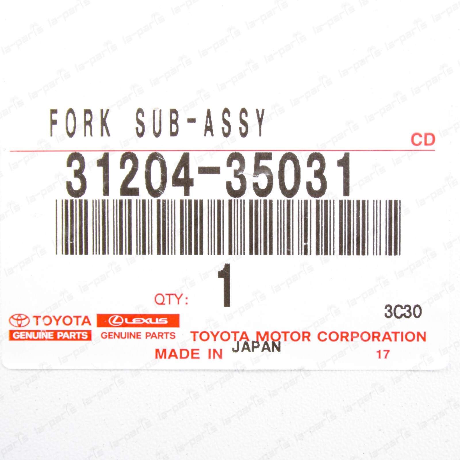 1985-2017 Genuine Toyota Clutch Release Fork 31204-35031 | OE | Japan ...