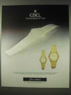 1984 Ebel 18 kt. Gold with Diamonds Watches Ad | eBay