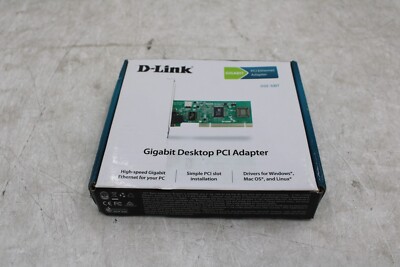 D-LINK DGE530T Gigabit Desktop PCI Adapter 10/100 Mbps Open Box | eBay