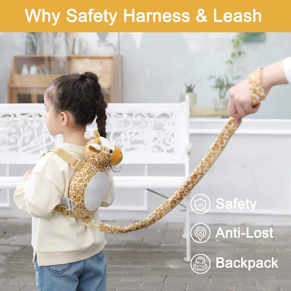 2 in 1 Monkey Toddler Safety Harness Backpack Children'S Walking Leash ...
