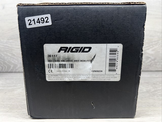 RIGID Industries - 36117 - 360-Series Drive Lights, 4in. - White for ...