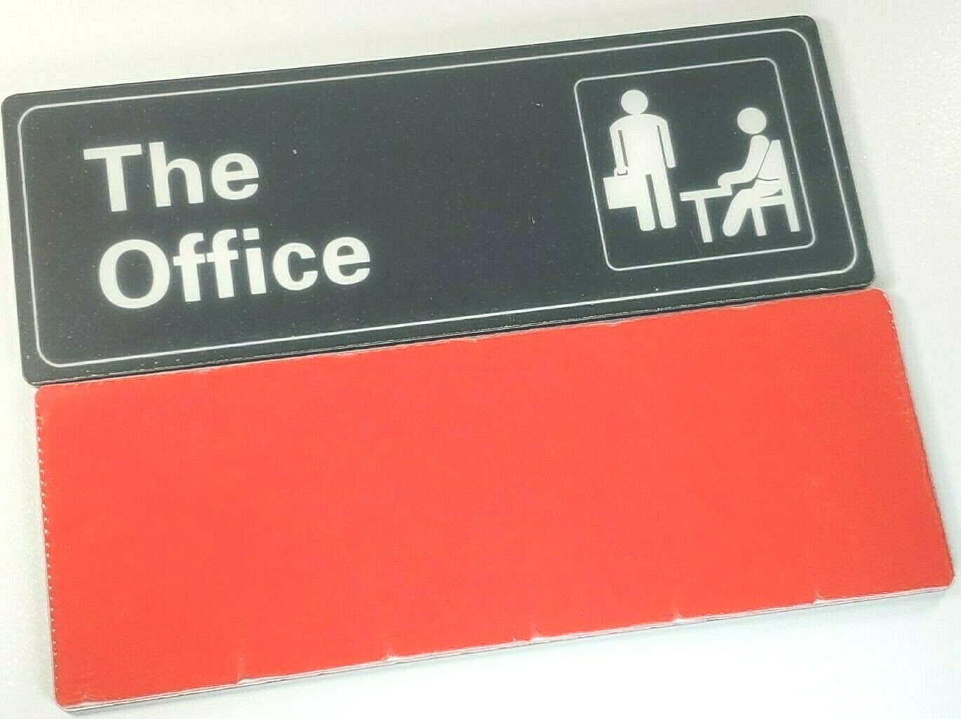 5 Pack - "The Office" Door Placard 9 x 3" Self-Stick Sign "THE OFFICE ...