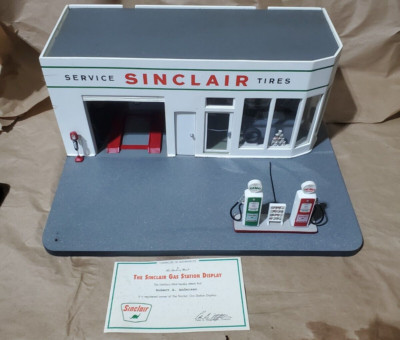 Sinclair Gas Station Model With Certificate Of Authenticity | eBay