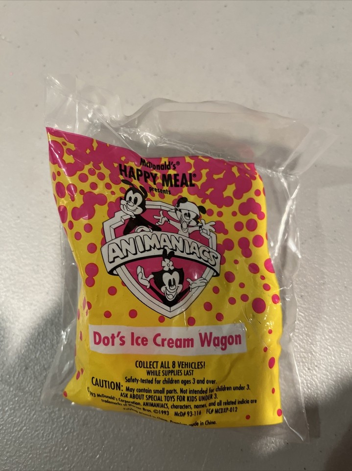McDonald's 1993 Animaniacs Dot's Ice Cream Wagon Toy WBA | eBay