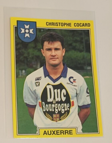 Image Sticker Vignette Cromo n°15 Christophe COCARD Auxerre FOOT 92 ...