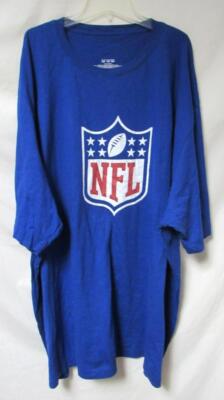 National Football League Men's Big & Tall Size 5XB Primary Logo T-Shirt ...