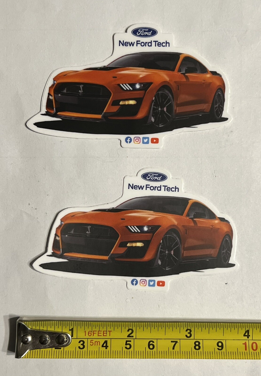 2 FORD TECH decals stickers drags hotrods tf sportsman cacklefest ...