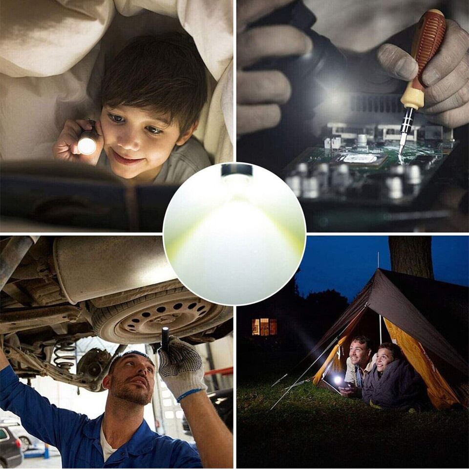 6X 18V P13.5S White LED Flashlight Bulbs for For RYOBI ONE+ XPR18 P700 ...