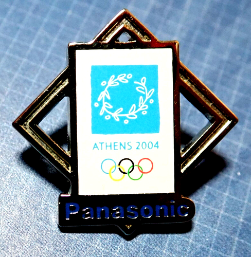 RARE "PANASONIC DIAMOND SHAPED" 2004 ATHENS OLYMPIC GAMES PIN / 2026 ...