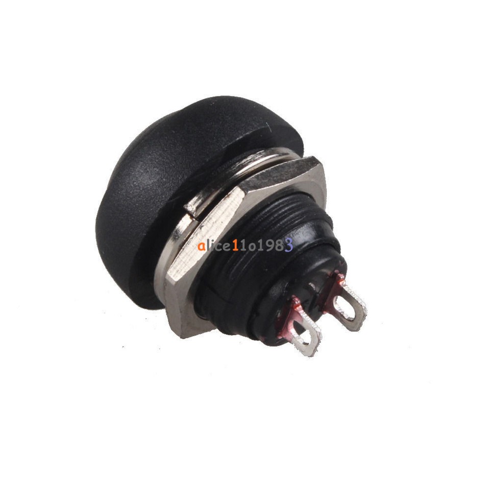 5Pcs 12mm Waterproof Momentary ON/OFF Push Button Mini Round Switch ...
