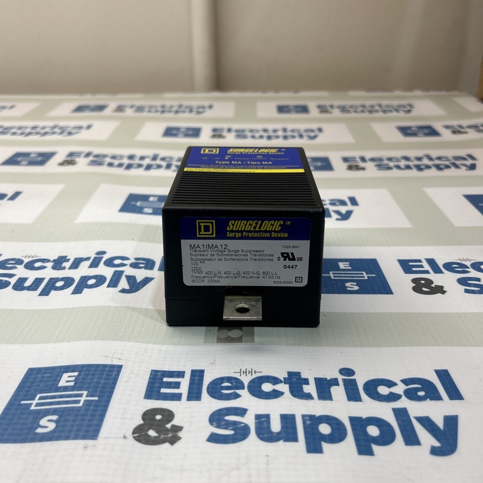 MA1IMA12 SQUARE D SURGELOGIC 120KA 120/240V TYPE MA SURGE PROTECTIVE ...