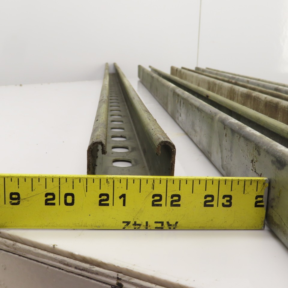 Superstrut A-1400-HS Half Slotted Steel Channel Strut 60" Long Lot Of 4 ...