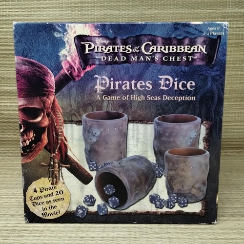 Disney Pirates of the Caribbean Dead Man's Chest Dice Game Disney ...