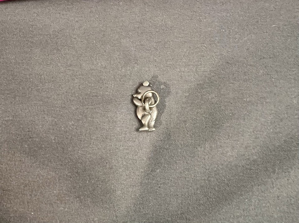 🍯 Walt Disney “Winnie the Pooh” Pewter Pooh Bear Pendant/Charm by ...