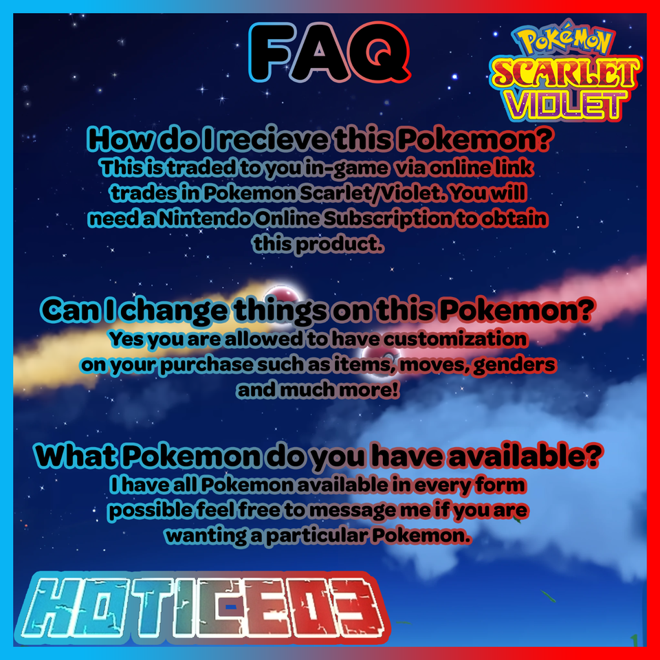 Shiny Chi-yu Wo-Chien Chien-Pao Ting-Lu 6IV Pokemon Scarlet Violet 🚀 ...
