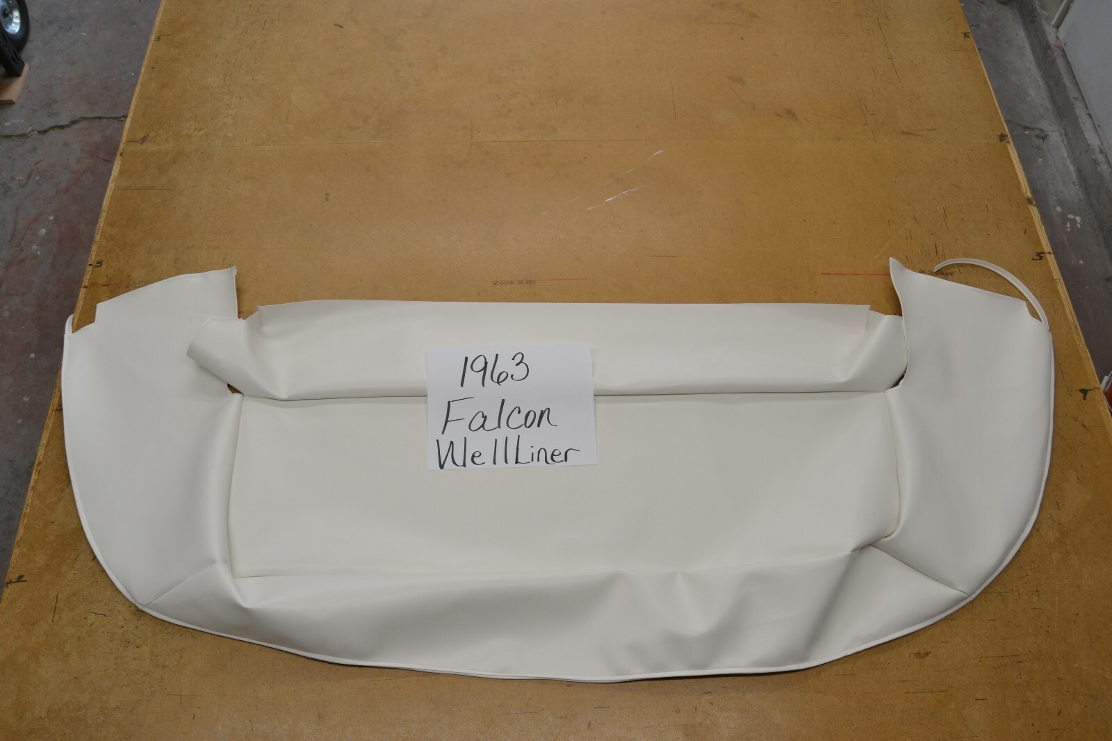 1963 63 FORD FALCON CONVERTIBLE BRIGHT WHITE WELL LINER USA MADE TOP ...