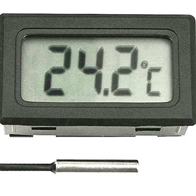 Digital LCD Thermometer mit 1m Kabel Temperatur messer Digital Anzeige ...