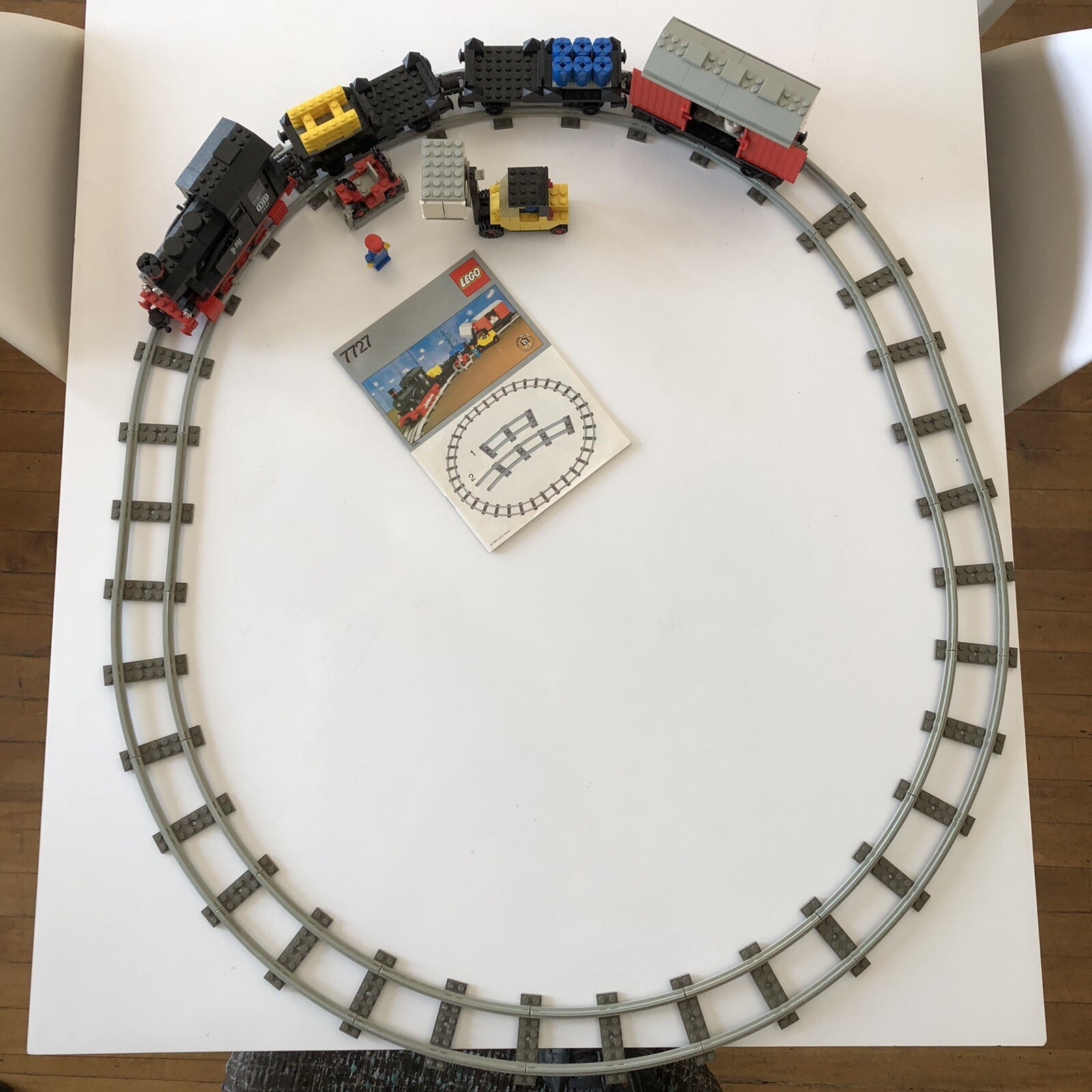 Lego Trains 7727 Freight Steam Train 100% Complete w/instructions | eBay