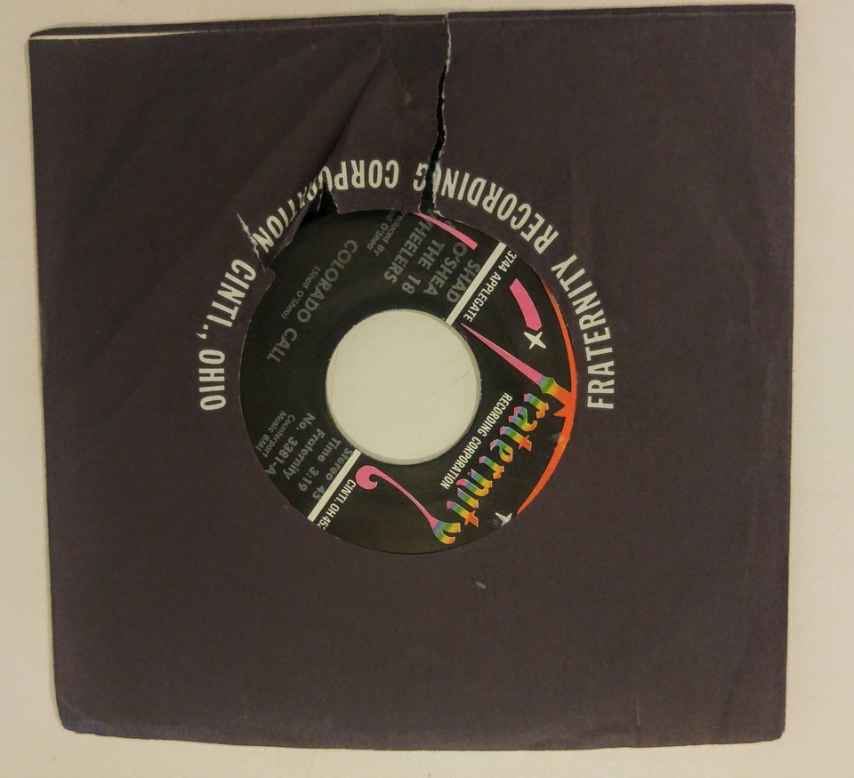 Shad O'Shea & 18 Wheelers - Colorado Call & Bub-Bub-Bub-Boo 45 rpm ...