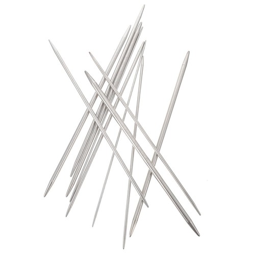 11 Pairs Double Tip Stick Needle Knitting Sticks Needles Kit Dual ...