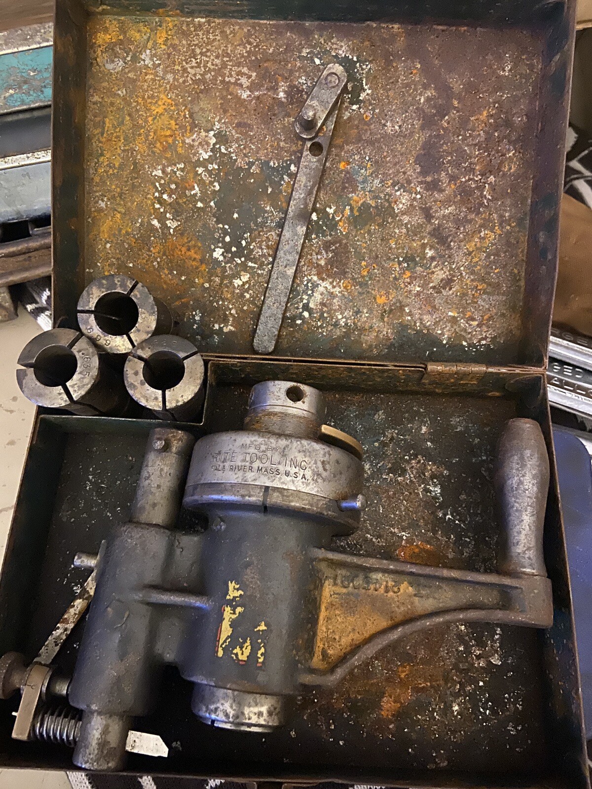 RITE TOOL COMMUTATOR ARMATURE CUTTER &3 COLLETS ELECTRIC MOTOR REPAIR ...