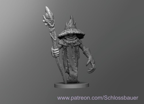 Wizzrobe Wizard Sorceror Adventurer NPC 28mm Scale DND D&D Tabletop ...