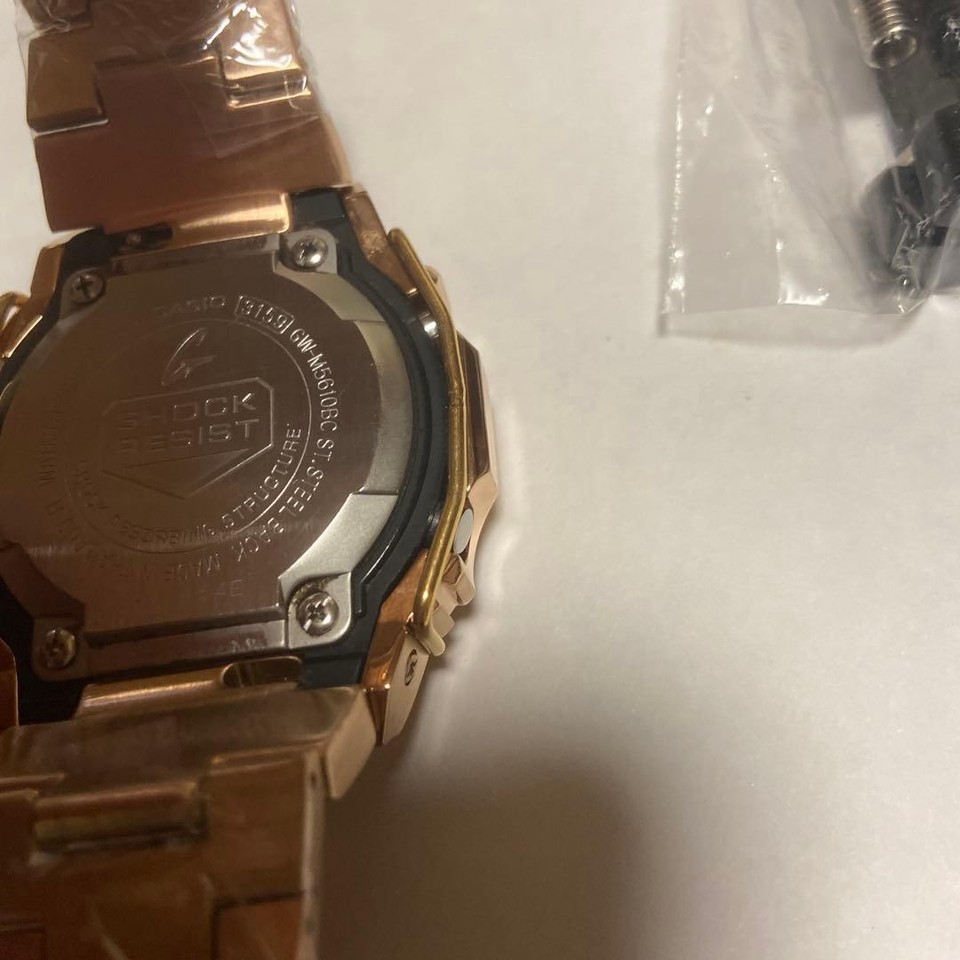 Casio G-Shock GW-M5610 Full Metal Custom Rose Gold Unisex Used | eBay