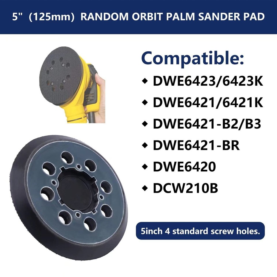5 inch DeWalt DWE6423/6423K, DWE6421/6421K, DCW210B Random Orbital ...