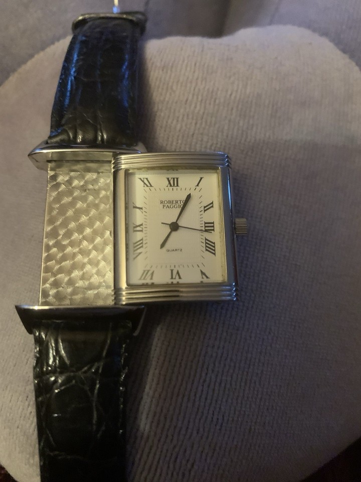 Roberto paggio JLC Jaeger Le coultre Reverso Homage Quartz Watch Mens ...