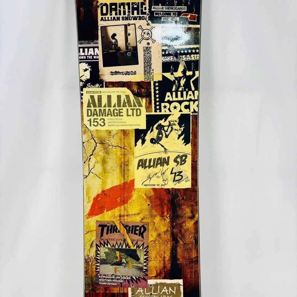 ALLIAN DAMAGE LTD 153cm Snowboard Limited | eBay Australia