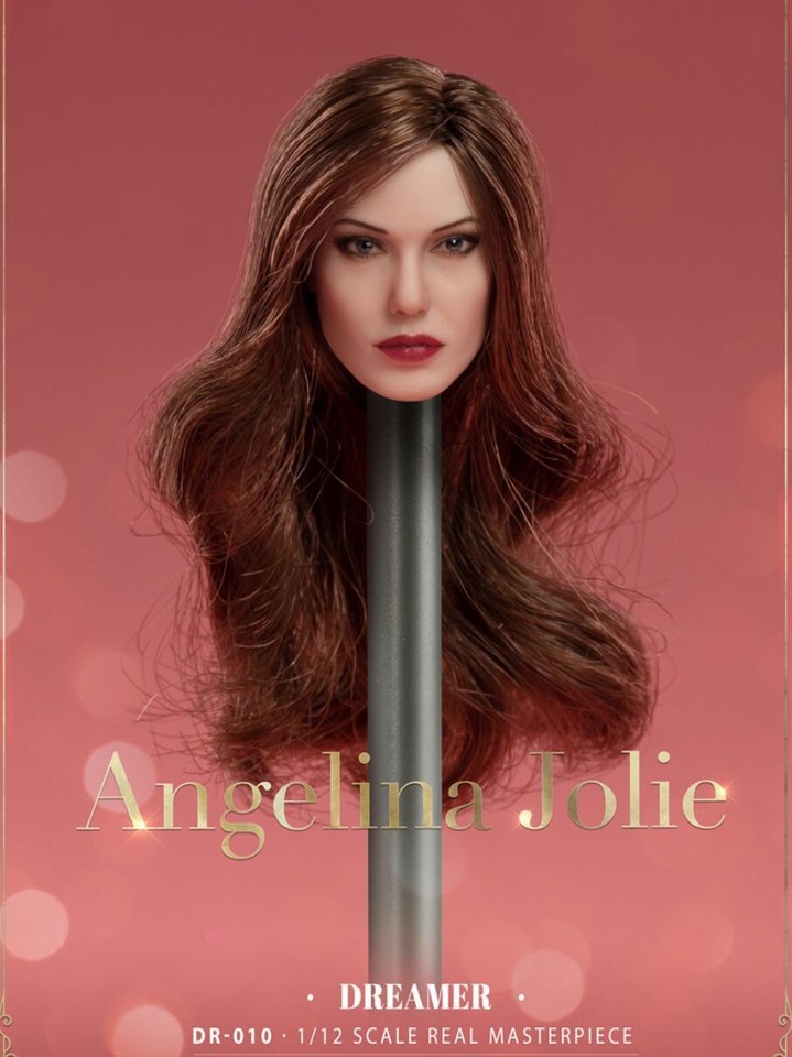1/12 Angelina Julie head & dress set FOR 6" FIGURE Phicen T01A T02A T03A USA | eBay
