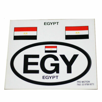 EGY Egypt Country Code Sticker Decal Car Caravan Trailer Truck | eBay ...