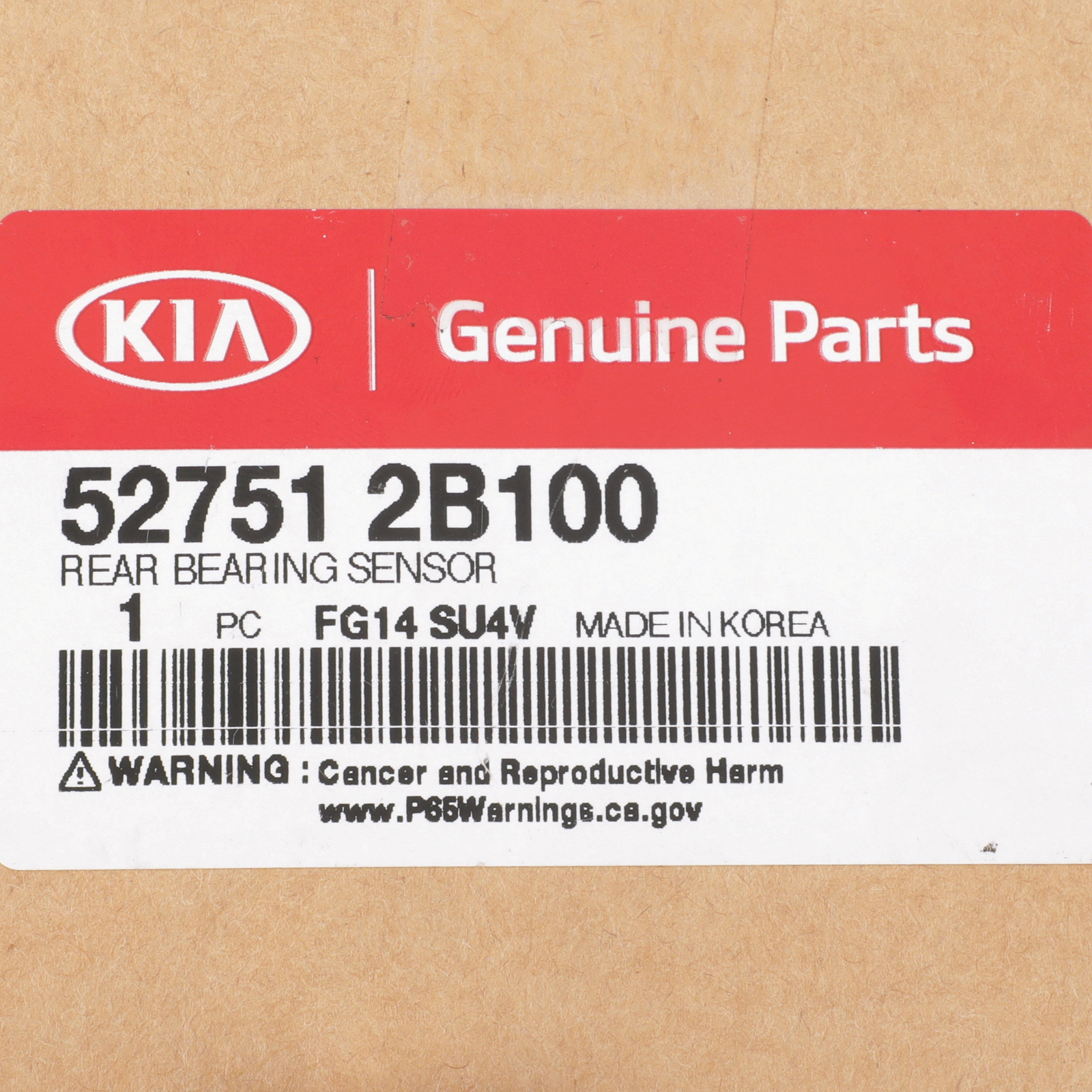 OEM NEW 11-21 Kia Sedona Sorento Rear Wheel Hub ABS Bearing Sensor ...