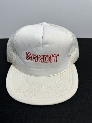 Vintage Trucker SnapBack Hat Bandit 80s Rope Hat White | eBay