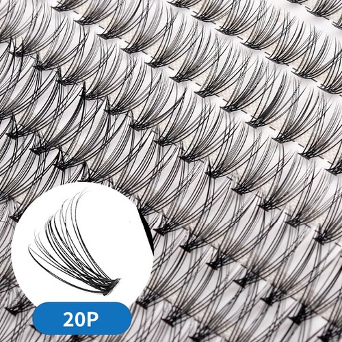 Individual False Eyelashes Segmented Cluster Eye Lashes Curl Lash Party ...