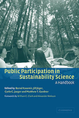 Public Participation in Sustainability Science: A Handbook by Matthew T ...