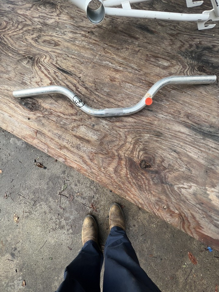 Vintage NOS CW Racing BMX Ultra Mini Aluminum Handlebars Silver Rare ...