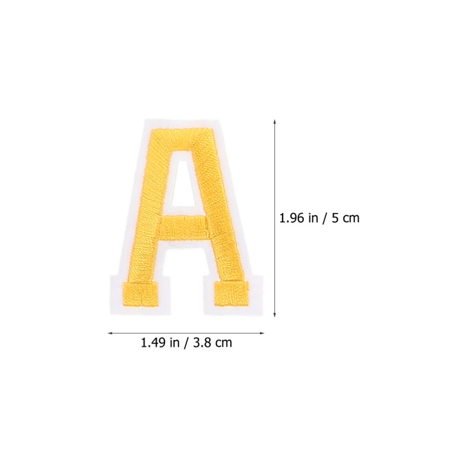2 PCS Buchstaben-Patch Buchstabenpatches Nähen Brief-Hut-Patches | eBay