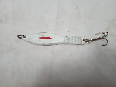 SPOOFER IRON FISHING JIGS RED AND WHITE VINTAGE LIRE G2015 | eBay